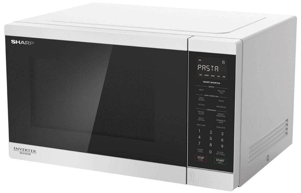 Sharp 1200W White Smart Inverter Microwave R350EW | Simple Deals Australia