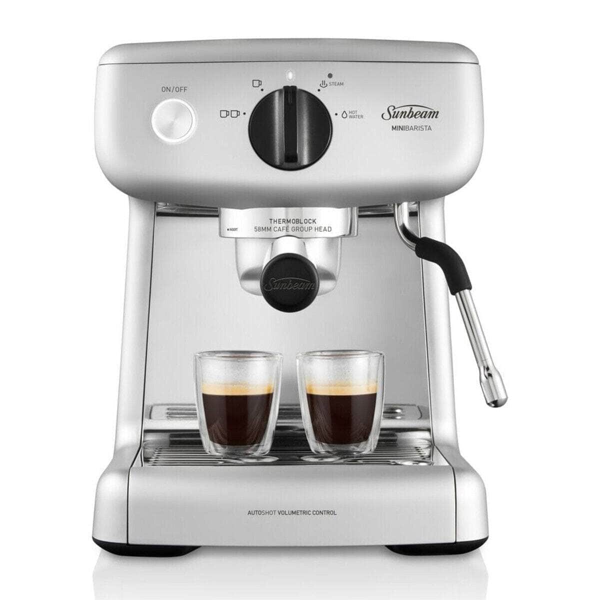 Sunbeam Mini Barista Espresso Machine Silver EM4300S – Simple deals