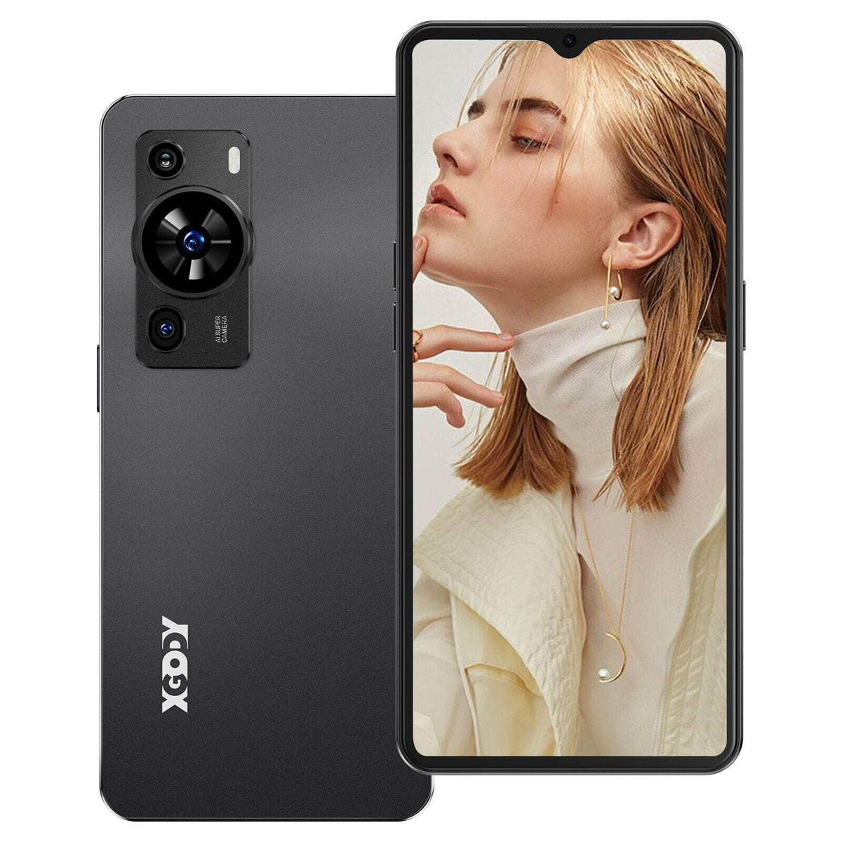 XGODY New Factory Unlocked Smartphone Android Mobile Phone 6.6" Dual S ...