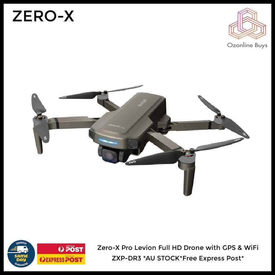 Zero-X Pro Levion Full HD Drone with GPS & Wifi ZXP-DR3 *AU Stock*Free ...