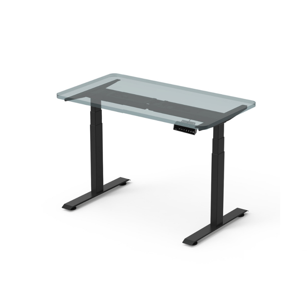 Adjustable Desk Riser Frame - Two Leg Stand (Black) EK-DRF-100-NT on ...